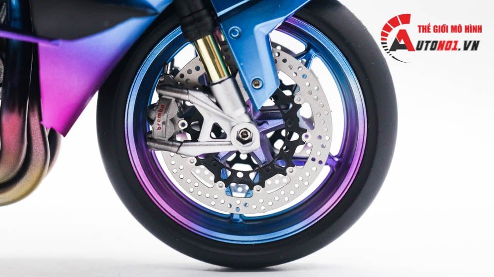 Mô hình xe cao cấp Kawasaki H2r Custom Chameleon Color 1:9 Meng D230J ...