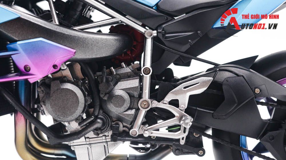 Mô hình xe cao cấp Kawasaki H2r Custom Chameleon Color 1:9 Meng D230J ...