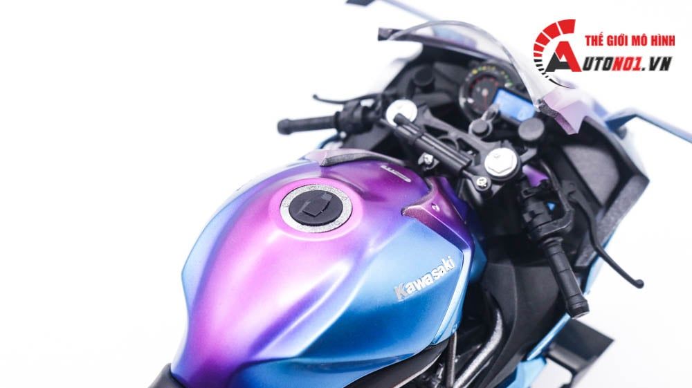 Mô hình xe cao cấp Kawasaki H2r Custom Chameleon Color 1:9 Meng D230J ...