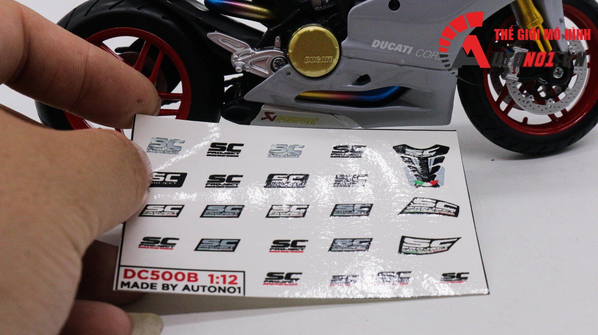 DECAL NƯỚC SC PROJECT 1:12 AUTONO1 DC500B – Cửa Hàng Mô Hình Autono1.vn