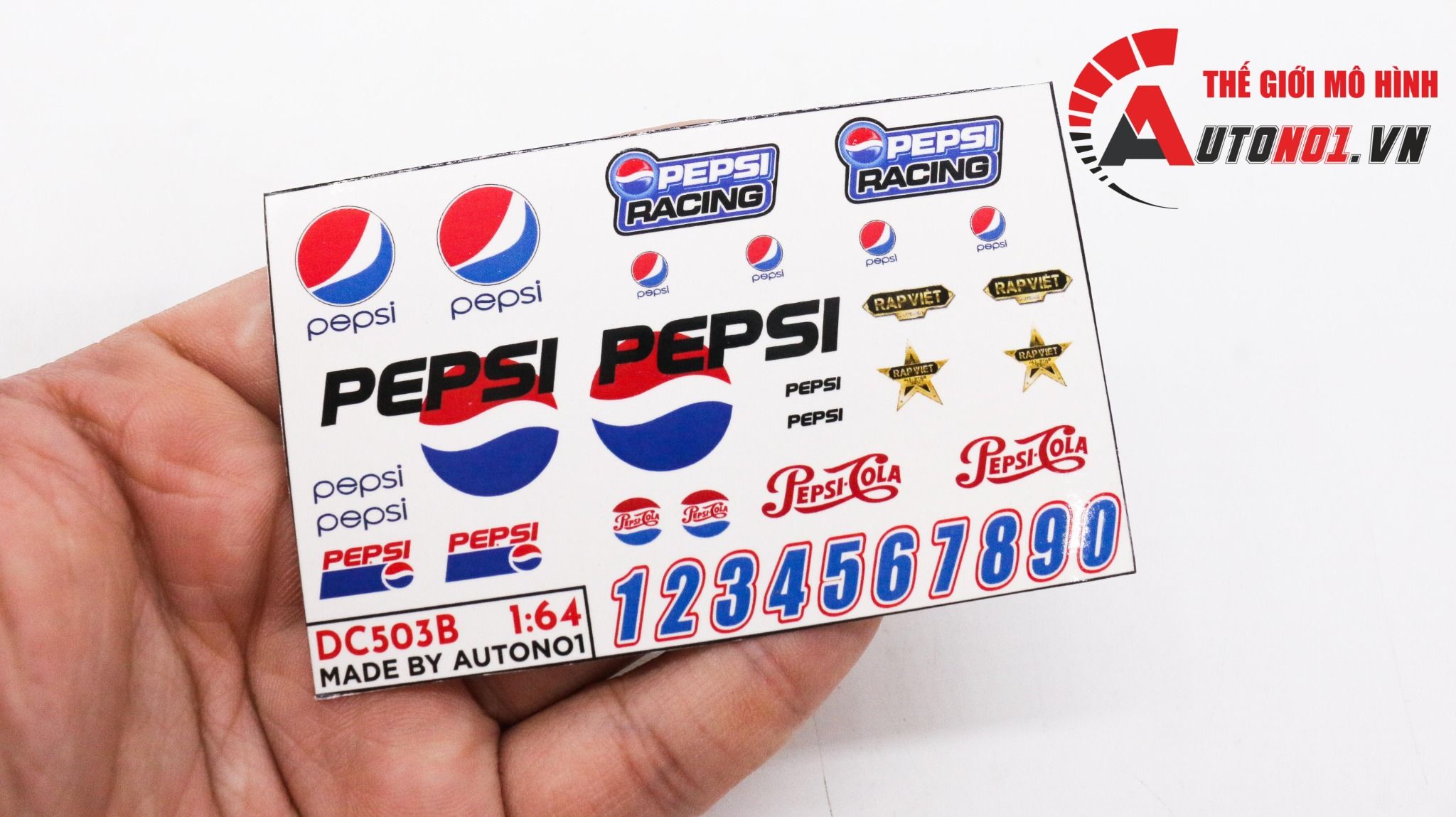 DECAL NƯỚC DECAL NƯỚC HÃNG PEPSI 1:64 AUTONO1 DC503B – Cửa Hàng Mô Hình ...