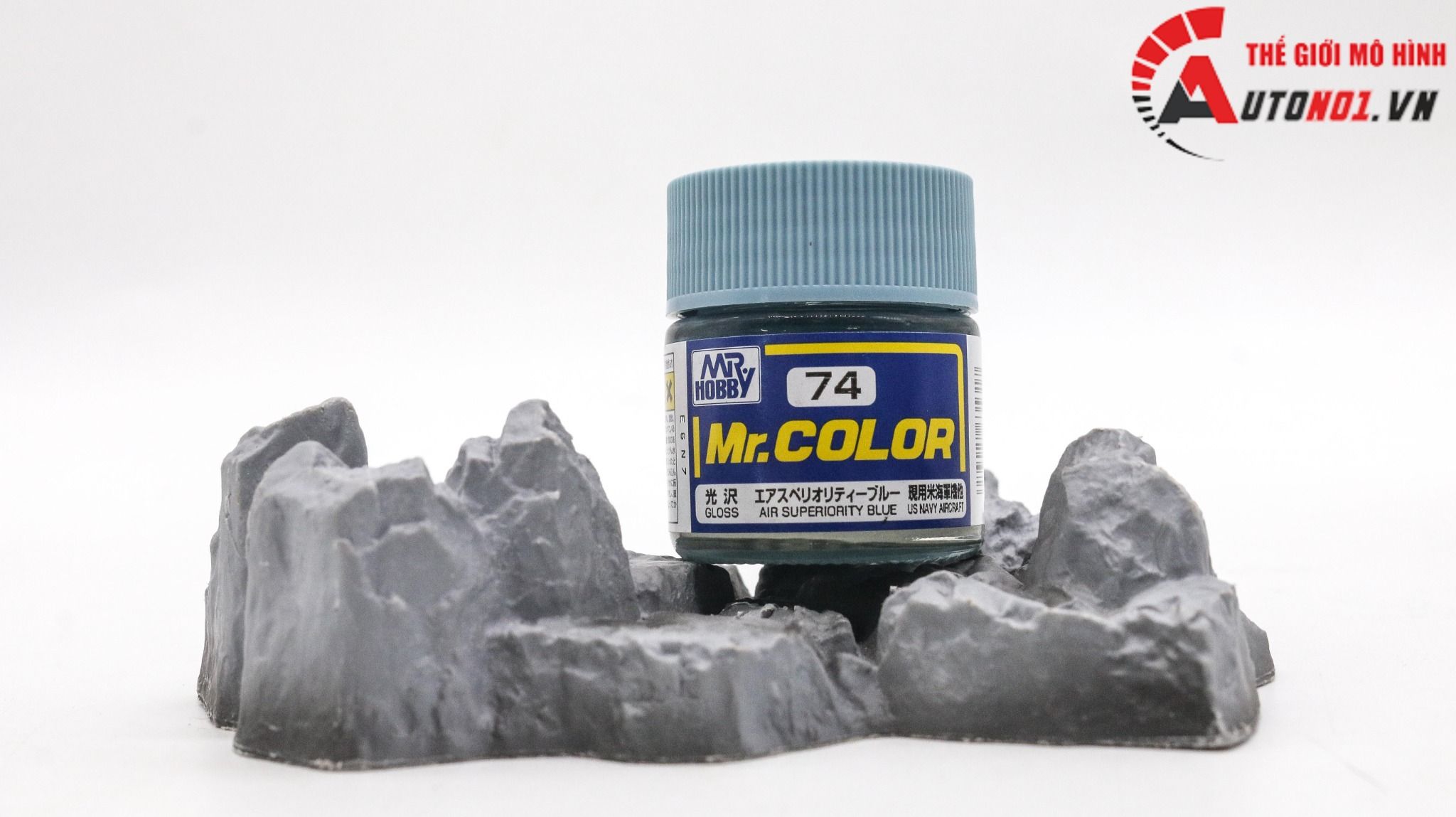 SƠN MÔ HÌNH MÀU XANH CỔ VỊT (AIR SUPERIORTY BLUE) C74 10ML MR.HOBBY S1 ...