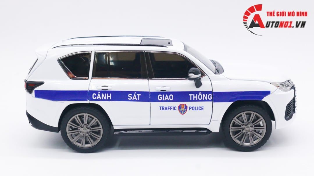 Mô hình xe ô tô độ CSGT Lexus LX600 full kính full open tỉ lệ 1:24 Chi ...