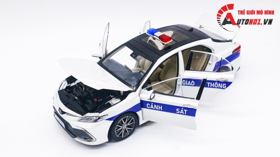 Mô hình xe ô tô Toyota Camry độ CSGT 2019 tỉ lệ 1:18 Paudi OT159 – Cửa ...