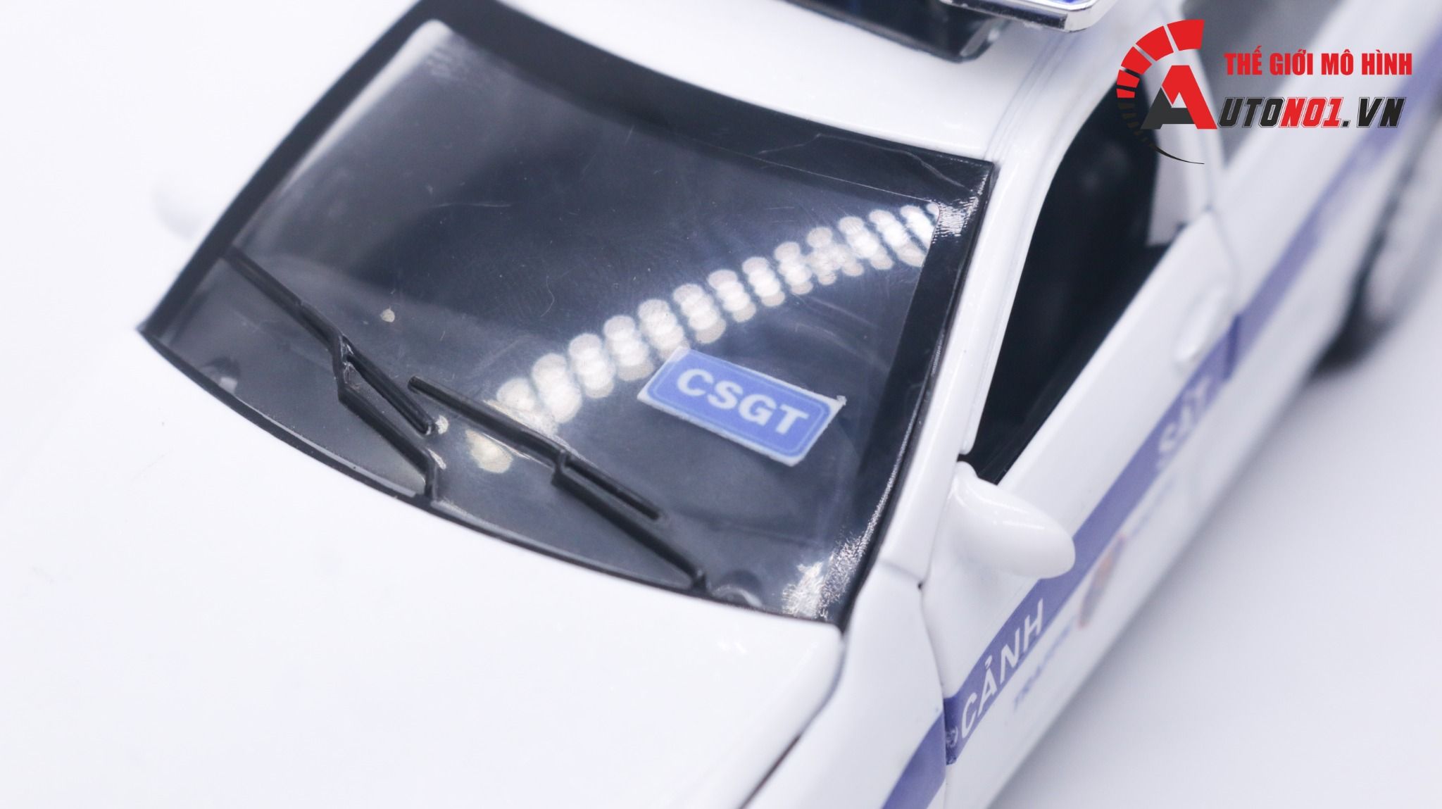 Mô hình xe ô tô Toyota Camry độ CSGT tỉ lệ 1:32 MiniAuto Autono1 OT175 ...