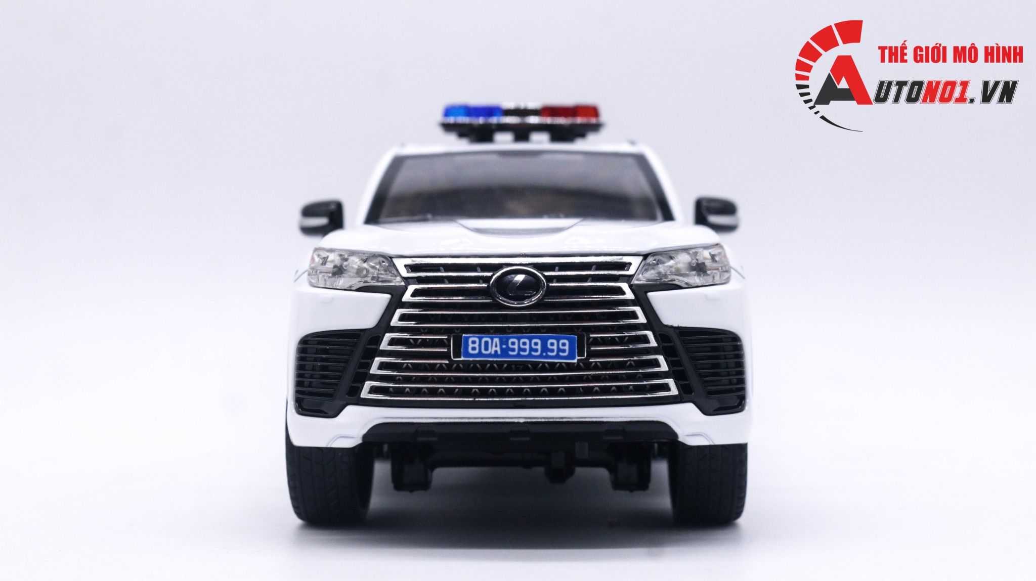Mô hình xe ô tô độ CSGT Lexus LX600 full kính full open tỉ lệ 1:24 Chi ...