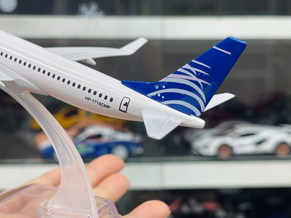 Mô hình máy bay thương mại Panama Copa Airlines Boeing B737-800 16cm M ...