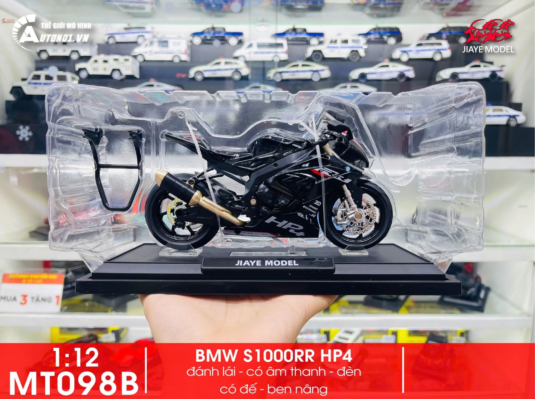 Mô hình xe BMW S1000RR tỉ lệ 1:12 Jiaye Model MT098 – Cửa Hàng Mô Hình ...