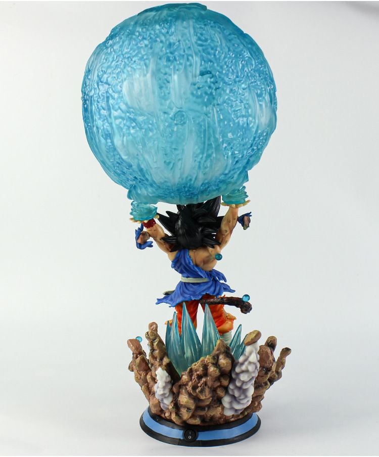 Mô hình nhân vật Dragonball chibi Songoku Spirit bomb có đèn 50cm FG11 ...