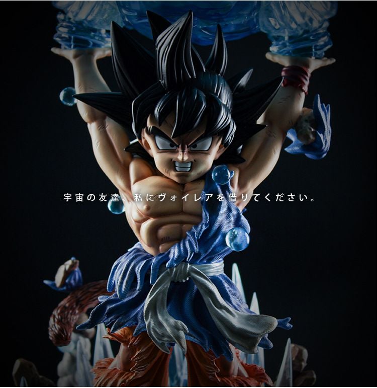 Mô hình nhân vật Dragonball chibi Songoku Spirit bomb có đèn 50cm FG11 ...