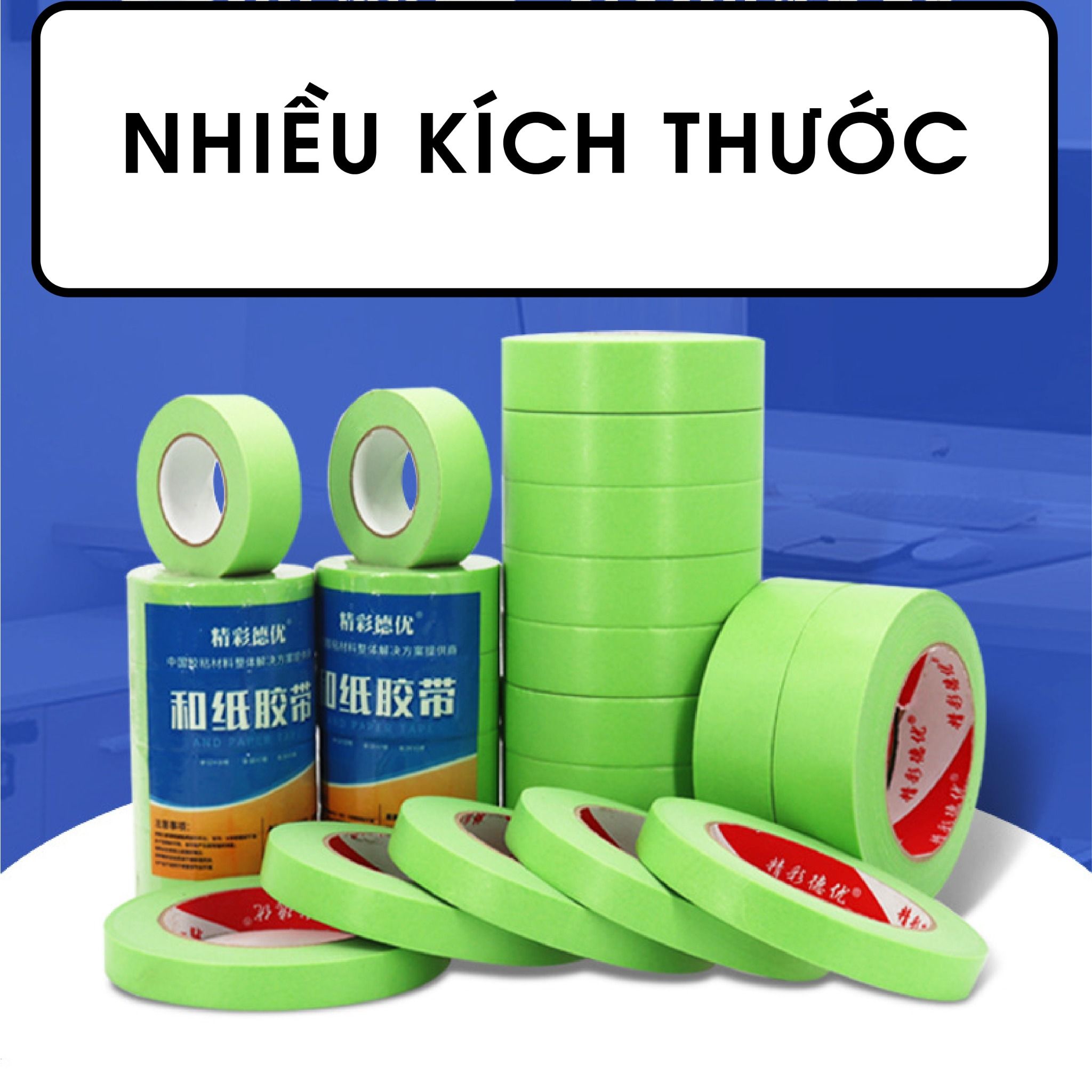 Băng keo che sơn màu xanh lam cho mô hình xe - gundam dài 20m PK474 ...