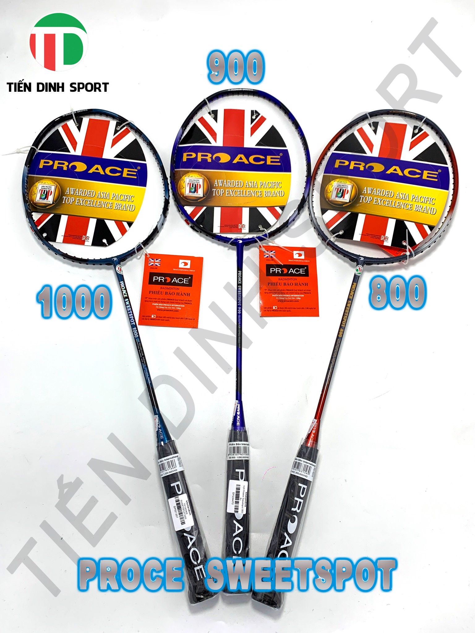 VỢT CẦU LÔNG PROACE SWEETSPOT 1000 – Tiến Dinh Sport