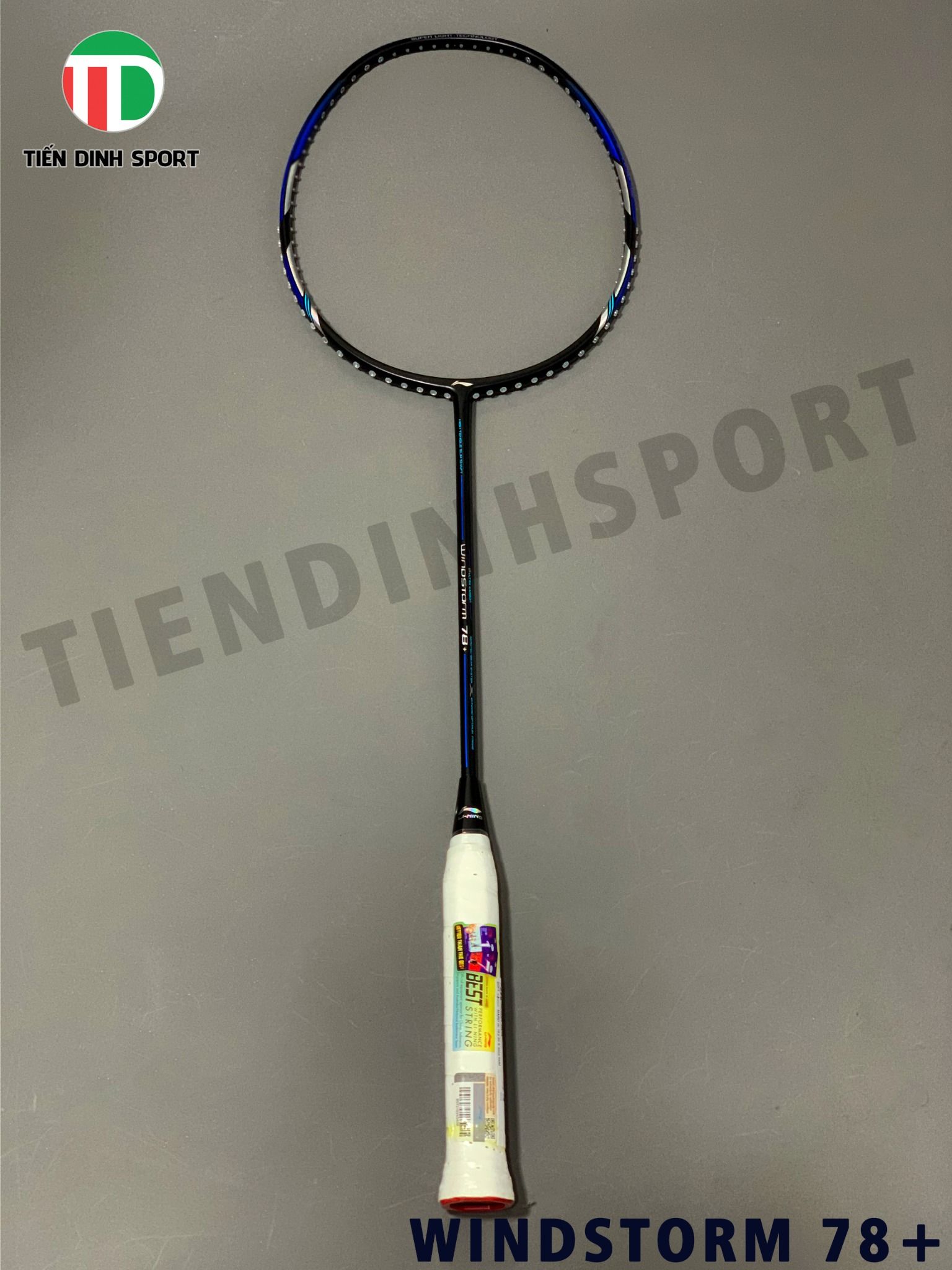 LINING WINDSTORM 78+ (đen trắng) – Tiến Dinh Sport