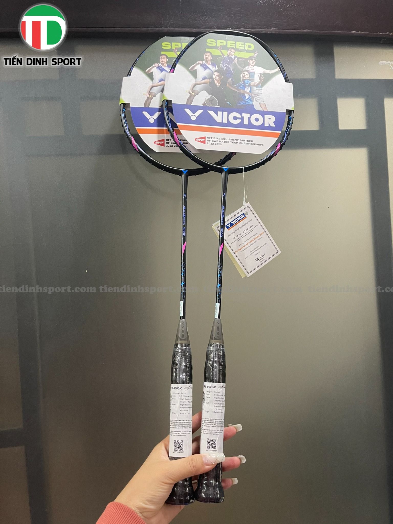 Vợt cầu lông Victor Auraspeed 9000 chính hãng – Tiến Dinh Sport