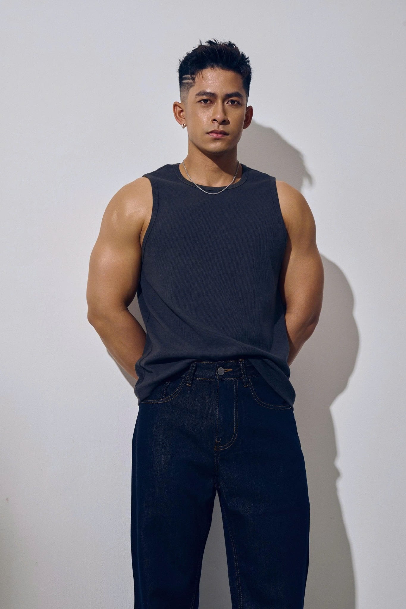 TA36 FACTORY REGULAR FIT BASIC TANKTOP - GREY – Americus Gosani