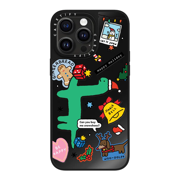 Ốp Lưng CASETiFY Chính Hãng | Brachio Holiday Sticker | CASETiFY BLACK ...