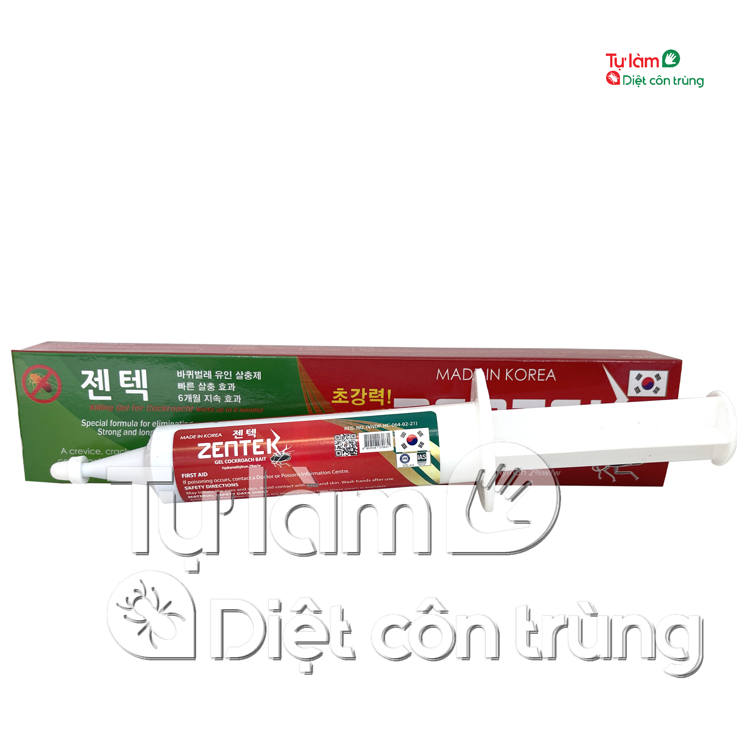 Thuốc diệt gián Đức - ZENTEK Gel Cockroach Bait – Tự Làm Diệt Côn Trùng