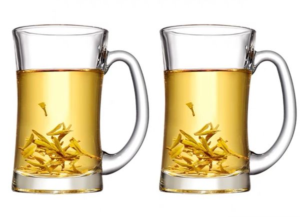 Bộ 6 cốc Thủy tinh Ocean cốc bia Lugano Mug P00740 -330 ML