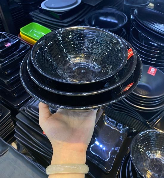 Tô súp có vân đen bóng dáng Nhật Superware