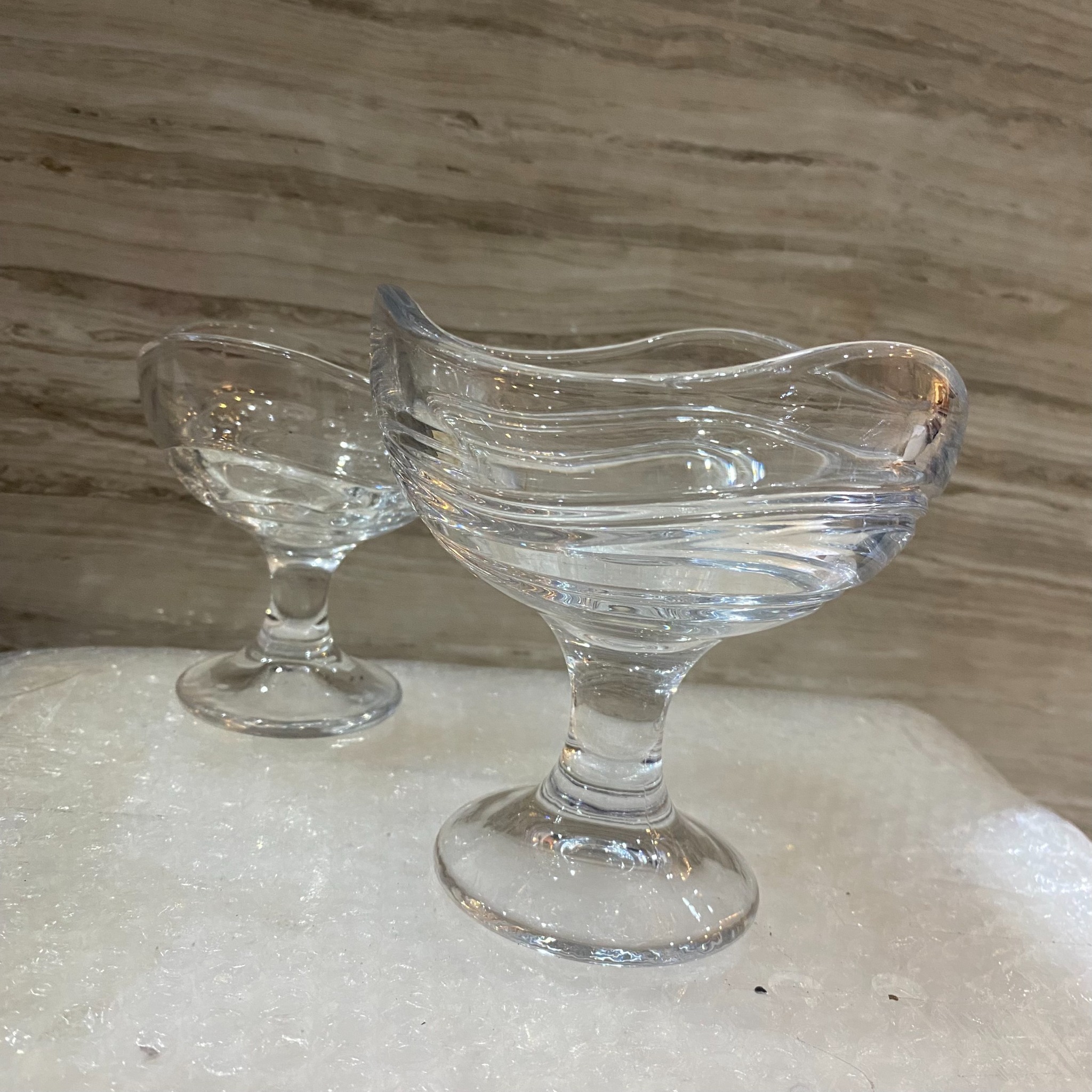 Bộ 6b Ly kem Sóng Thủy tinh cao cấp