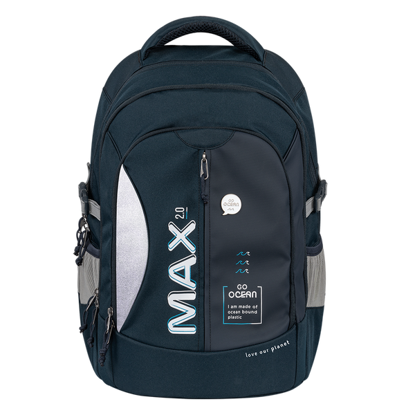Balo Max 2.0 Ergonomic Pro 2 - Double Navy [Go Ocean] – Tiger Family
