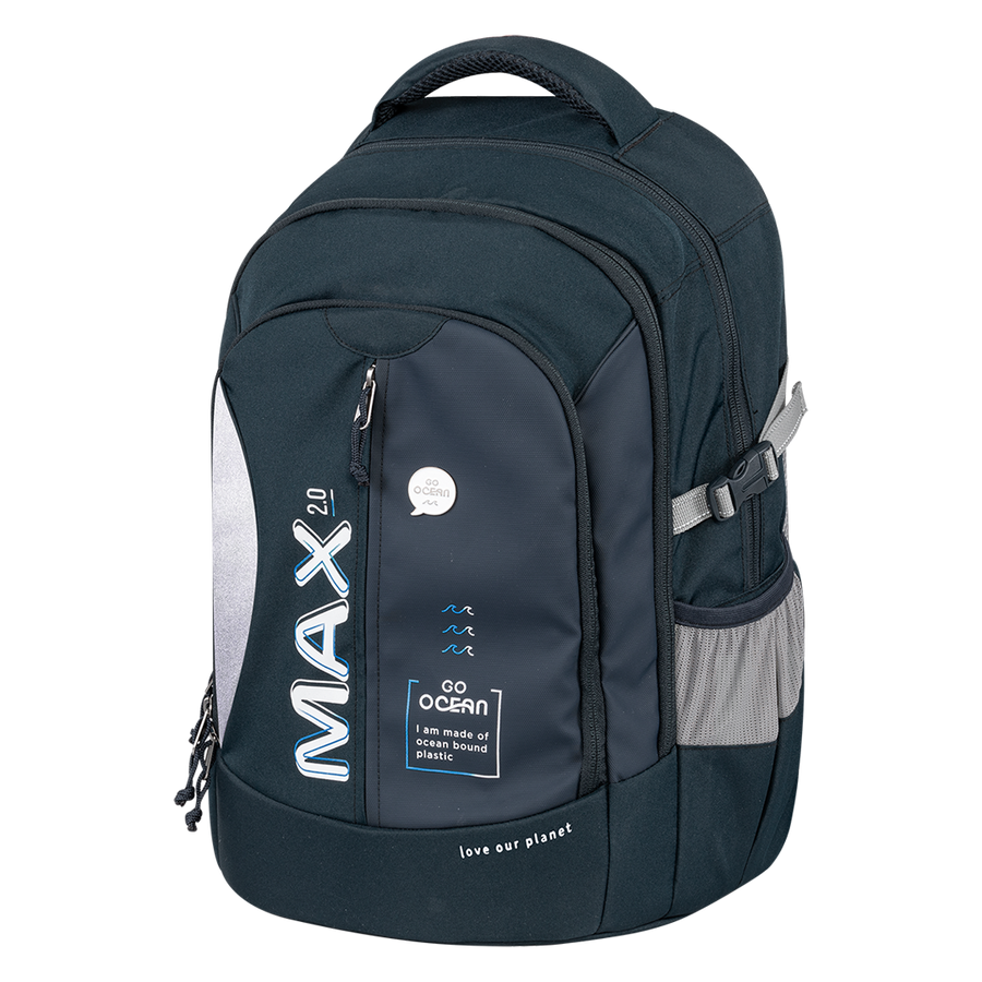 Balo Max 2.0 Ergonomic Pro 2 - Double Navy [Go Ocean] – Tiger Family