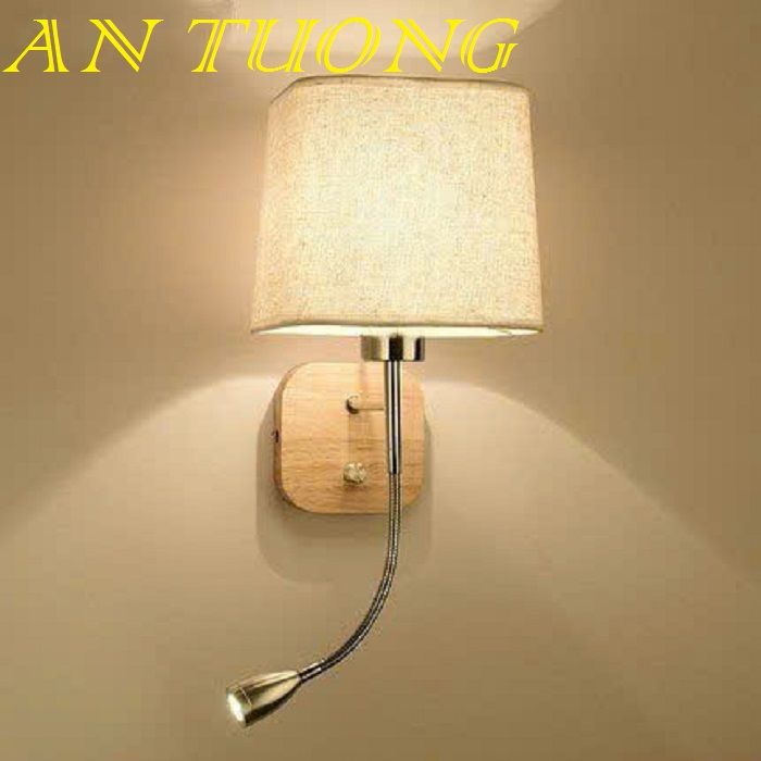 đèn ngủ treo tường trang trí phòng ngủ LED kết hợp đèn rọi đọc sách án ...