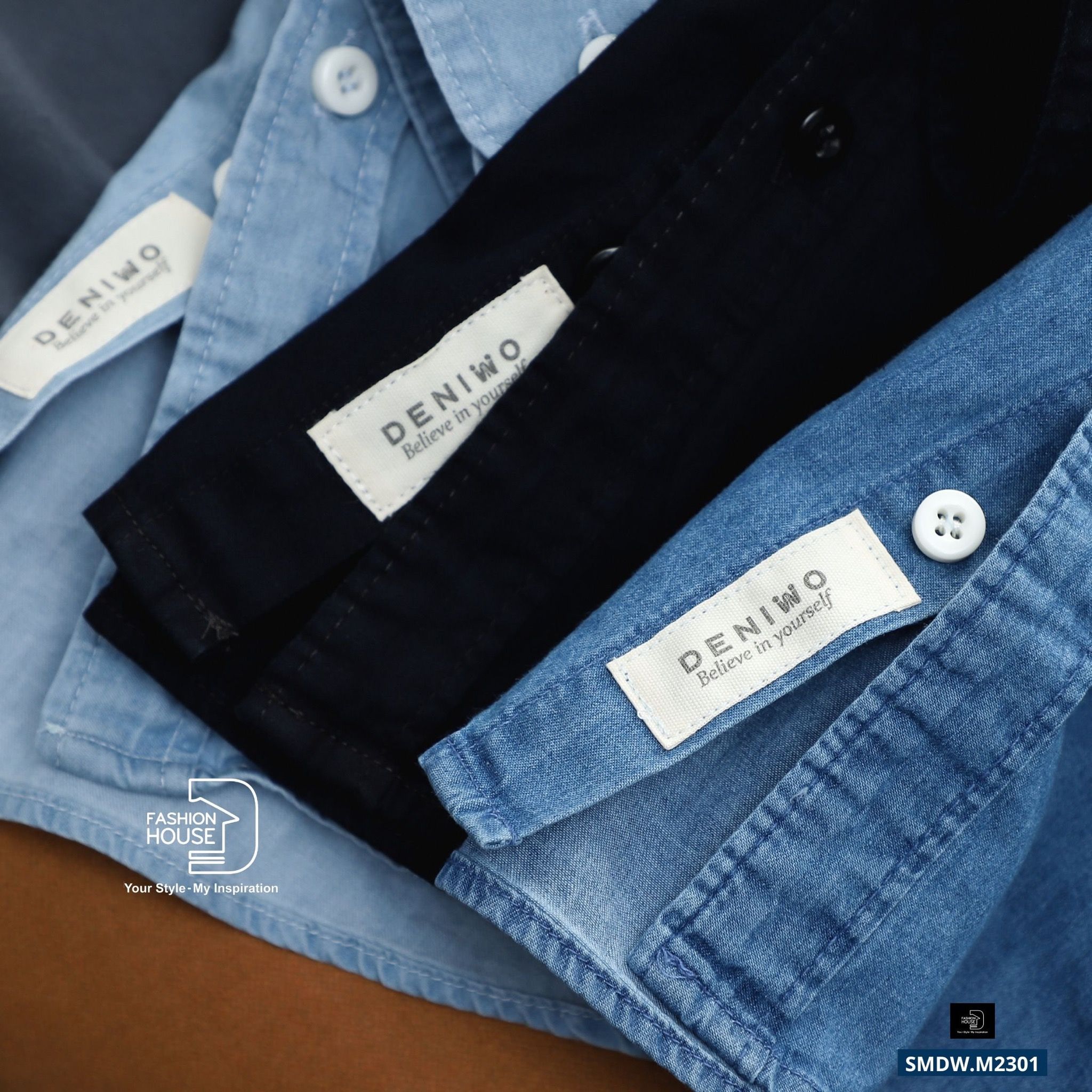 Sơ Mi Denim SMDW.M2301 – The Fashion House