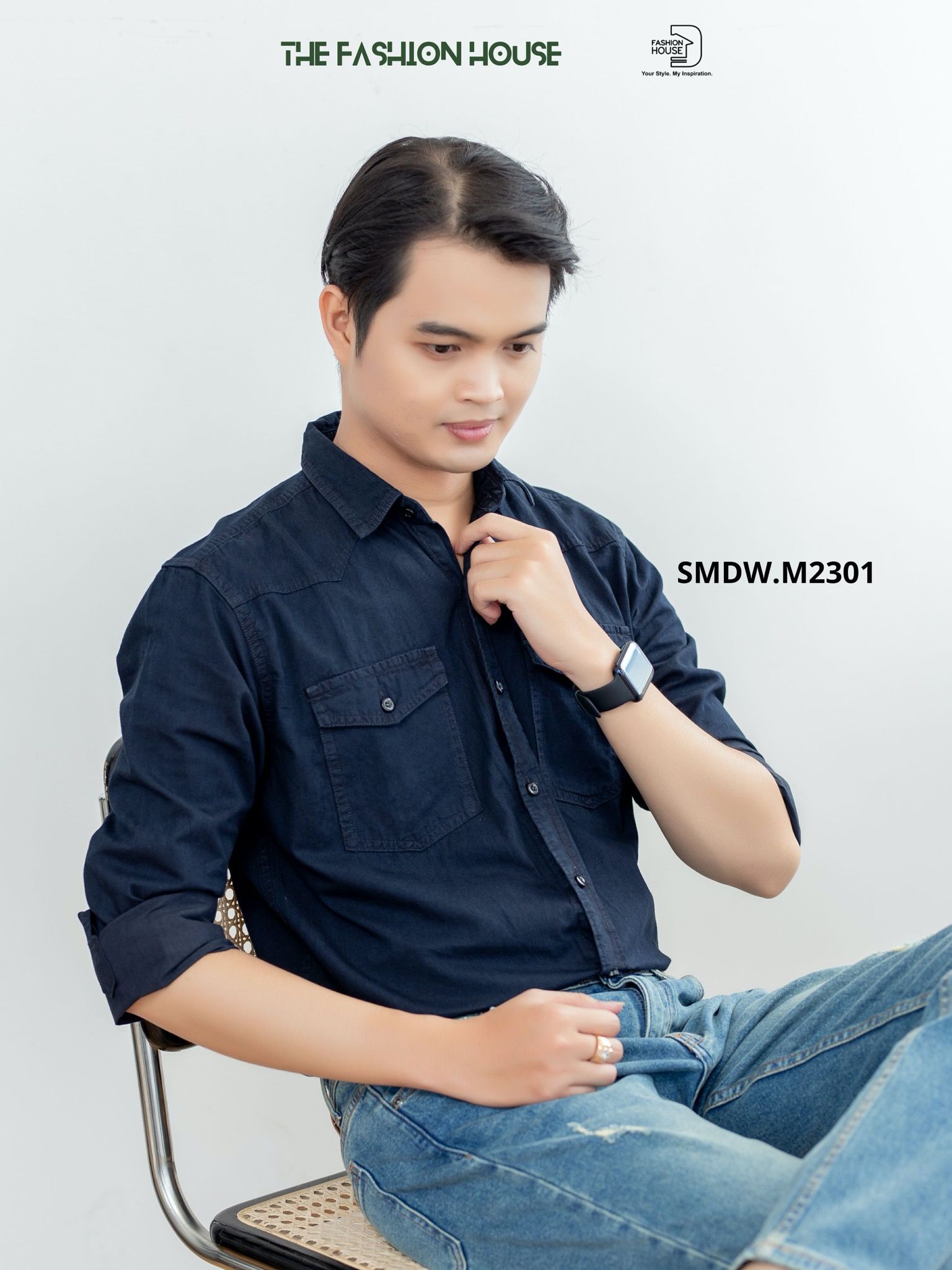 Sơ Mi Denim SMDW.M2301 – The Fashion House