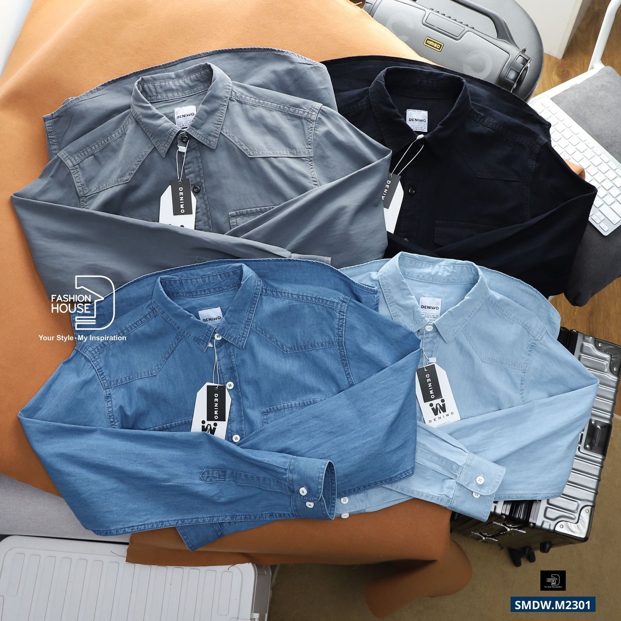 Sơ Mi Denim SMDW.M2301 – The Fashion House
