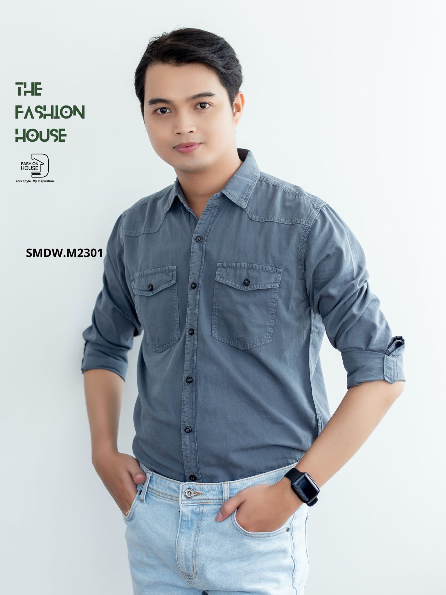 Sơ Mi Denim SMDW.M2301 – The Fashion House