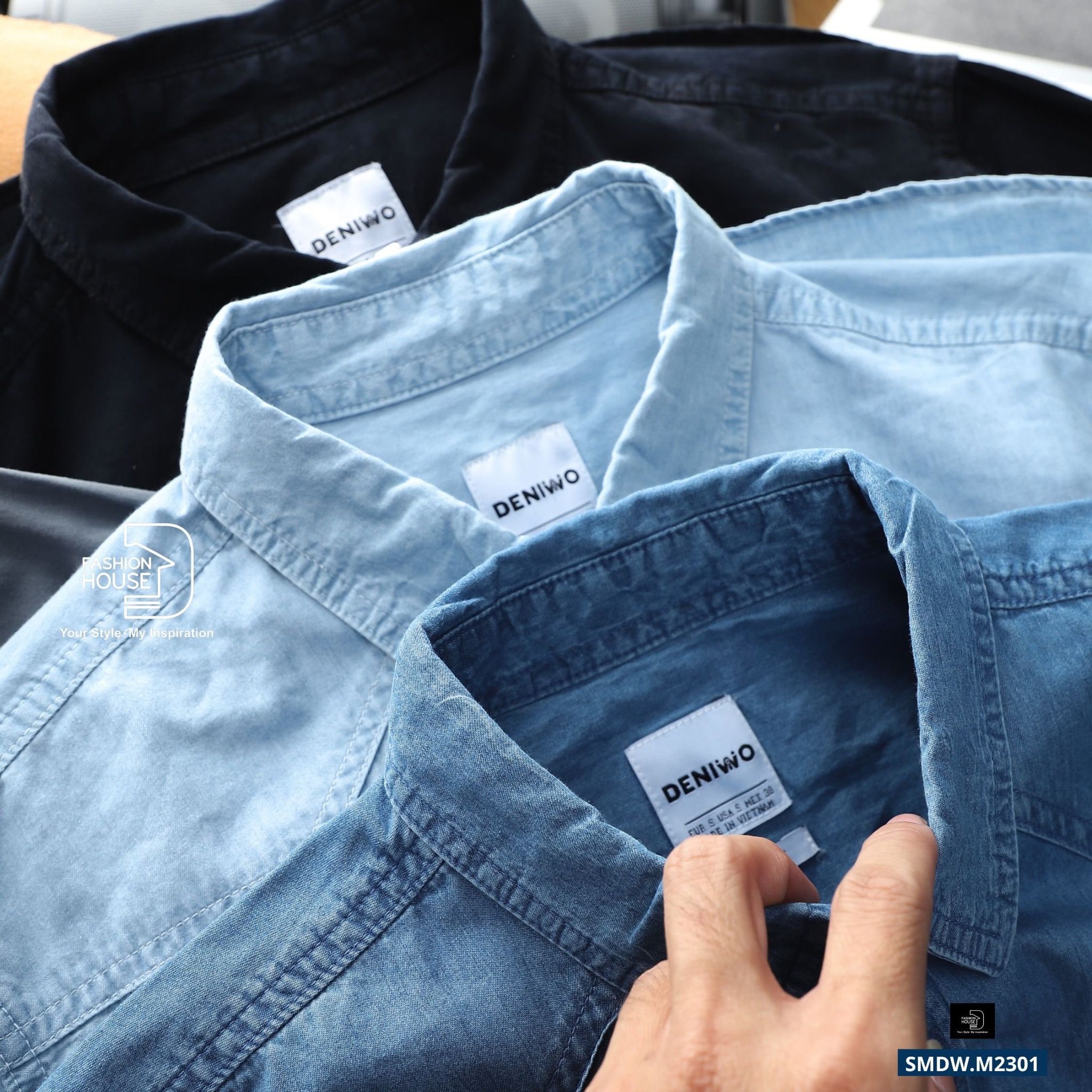 Sơ Mi Denim SMDW.M2301 – The Fashion House