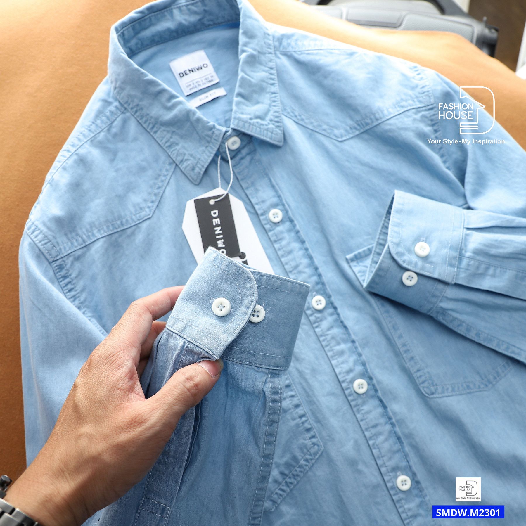 Sơ Mi Denim SMDW.M2301 – The Fashion House