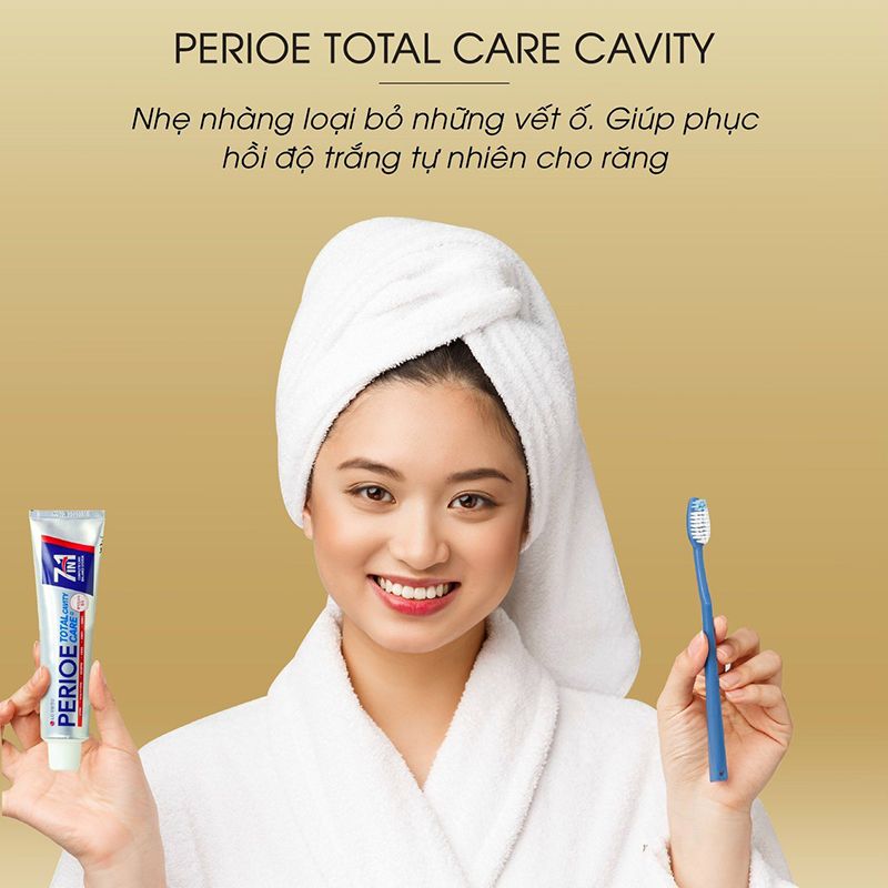 Kem Đánh Răng 7IN1 Perioe Total Cavity Care Bảo Vệ Toàn Diện Ngăn Ngừa – Vstyle.vn