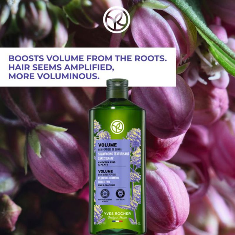 Dầu Gội Làm Phồng Tóc Yves Rocher Volume Plumping Shampoo Sulfate Free ...