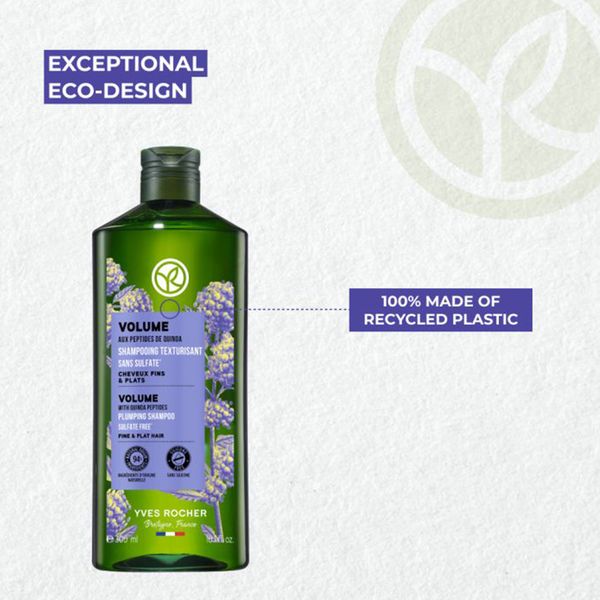 Dầu Gội Làm Phồng Tóc Yves Rocher Volume Plumping Shampoo Sulfate Free ...