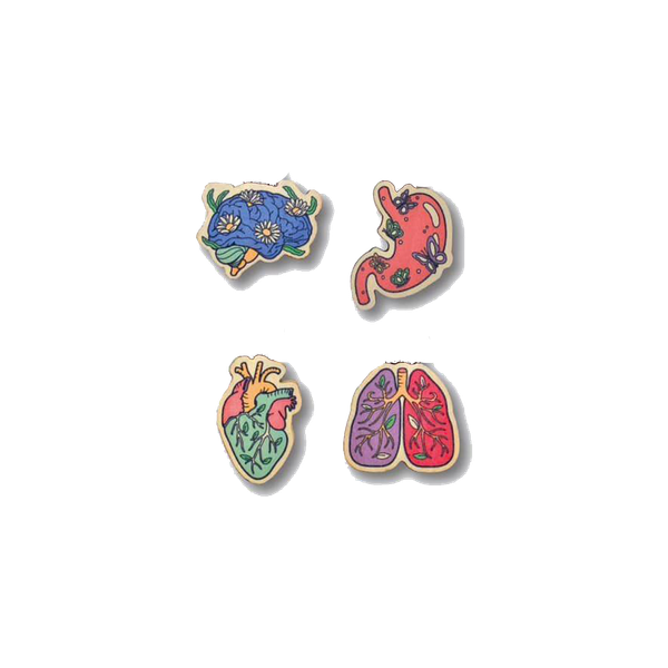 Pin set 4 - ORGANS COLLECTION – The Craft House