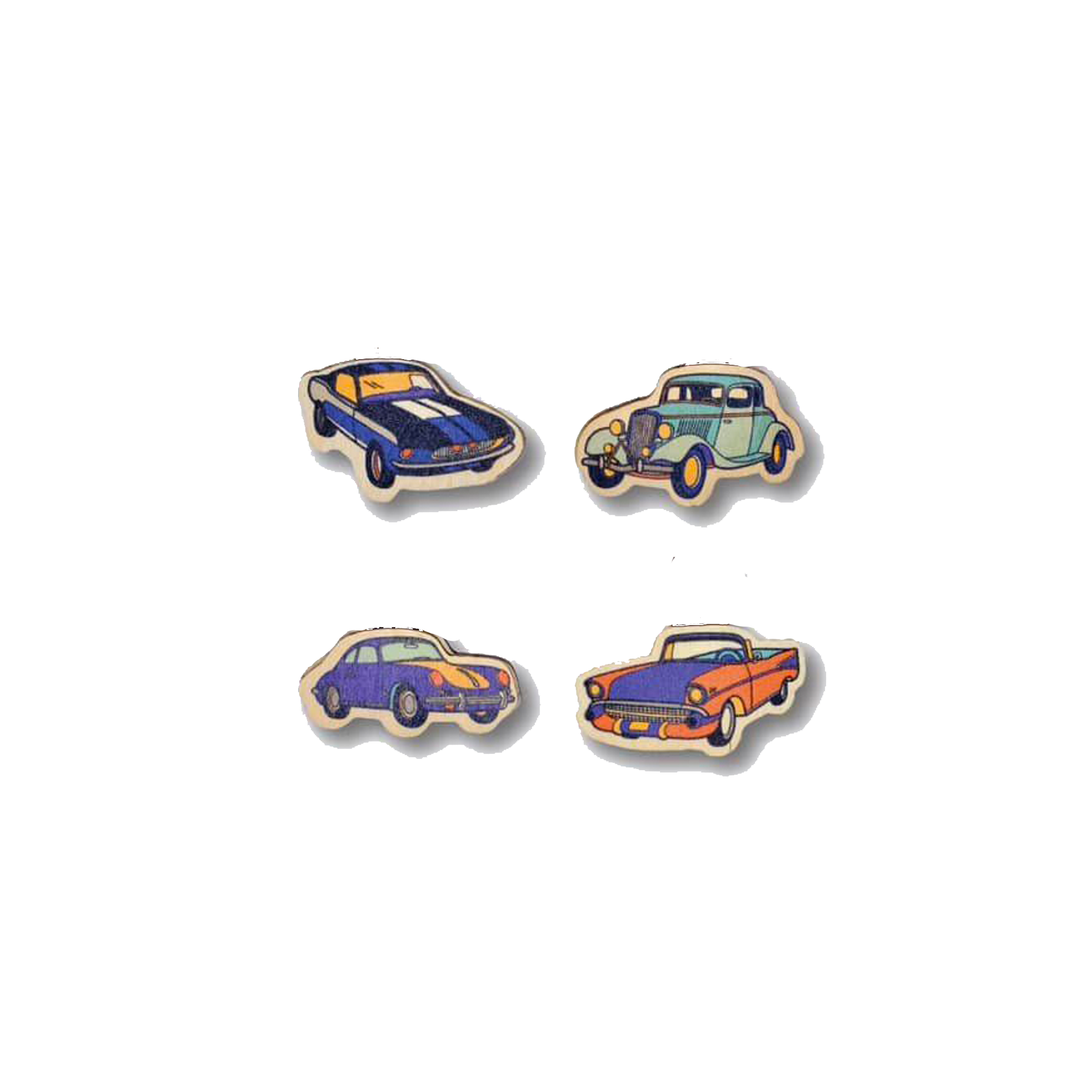 Pin set 4 - OLD CARS – The Craft House