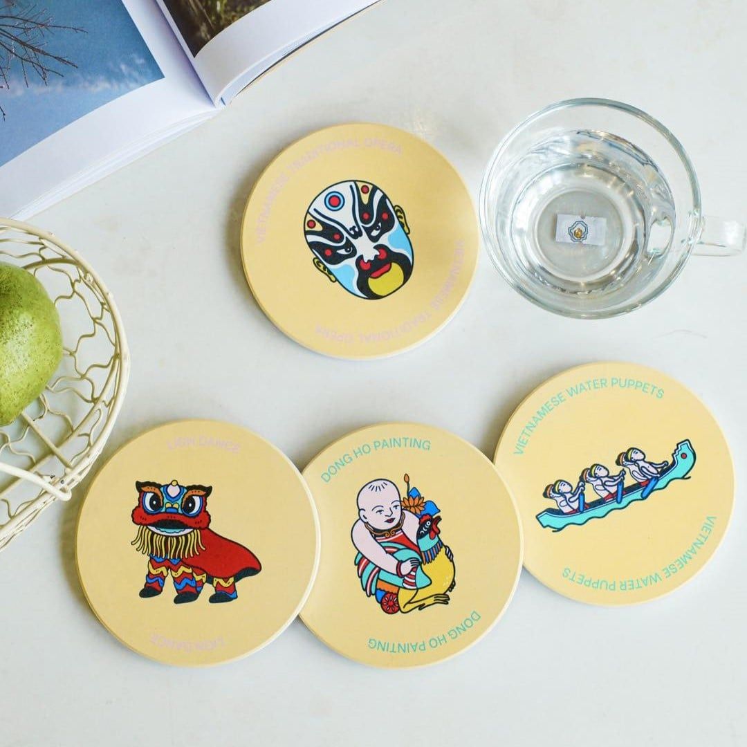BST Lót Ly Biểu Tượng Việt Nam - Vietnam Icon Coasters Collection – The ...