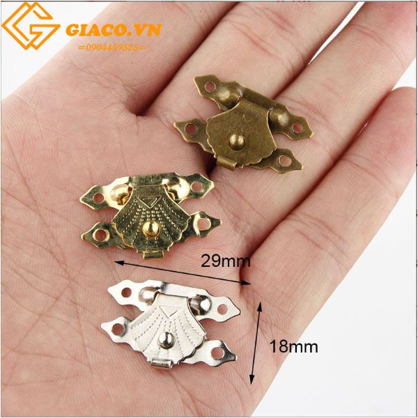 Khóa hộp gỗ mini A017 – GIACO.VN
