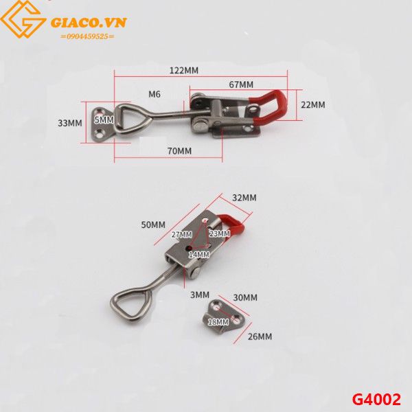 Sập móc nhanh G4002 INOX 304 – GIACO.VN