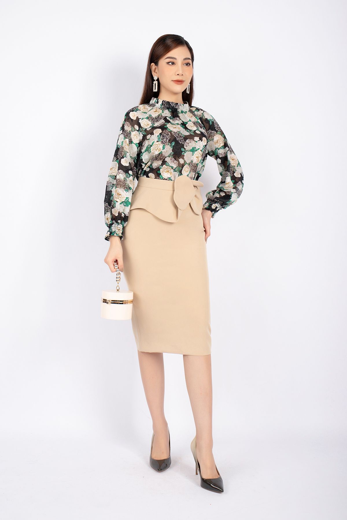 Chân Váy Dài Qua Gối Chuẩn Phom – Thời trang Pantio