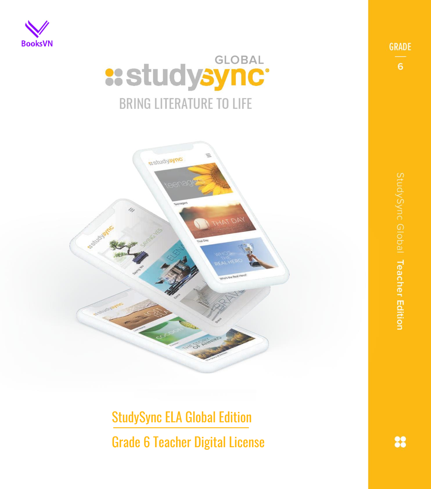 Grade 6 StudySync ELA Global Edition 1-year Teacher Digital License ...