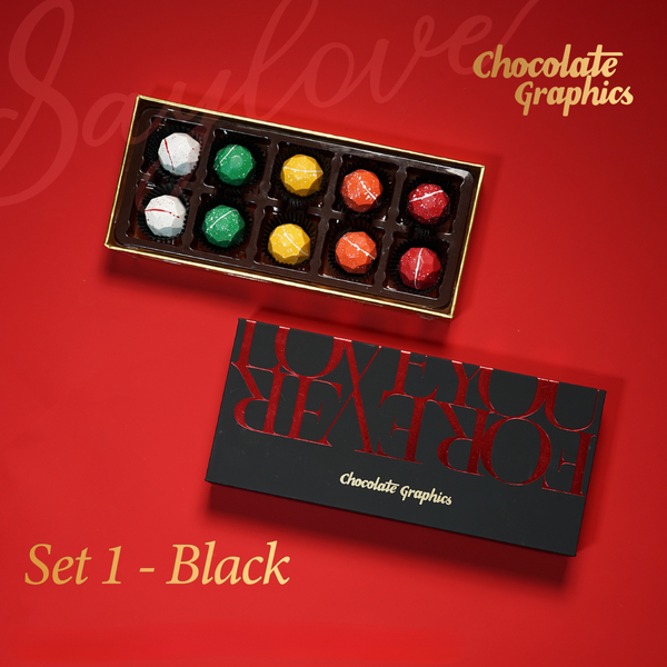 Set 1 Black – Chocolate Graphics