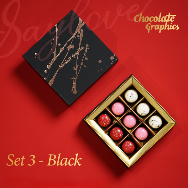 Set 3 Black – Chocolate Graphics