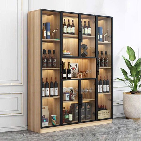 Tủ rượu cánh kính thiết kế sang trọng AMIZ-018 – AMIZ.VN ( nội thất & trang trí )