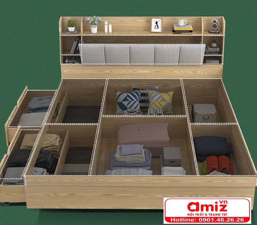 Giường ngủ gia đình cao cấp làm bằng gỗ AMIZ-008 – AMIZ.VN ( nội thất & trang trí )