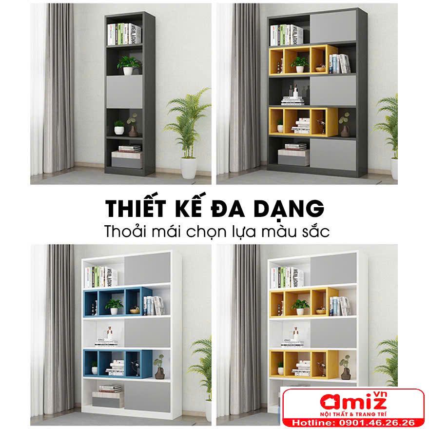 Kệ sách bằng gỗ thiết kế hiện đại AMIZ-015 – AMIZ.VN ( nội thất & trang trí )