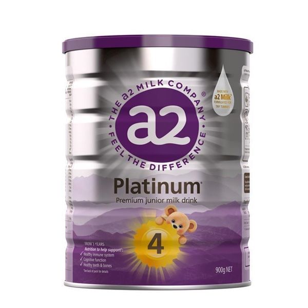 Sữa A2 Platinum Số 4 Cho Trẻ Từ 3 Tuổi Hộp 900g