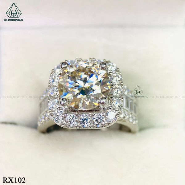 Nhẫn nữ xi RX102 10mm
